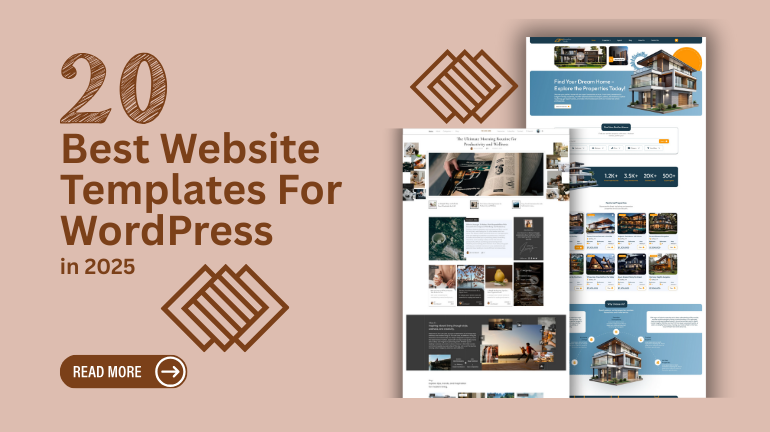 20 Best Website Templates For WordPress in 2025