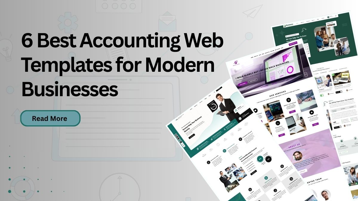 6 Best Accounting Web Templates for Modern Businesses