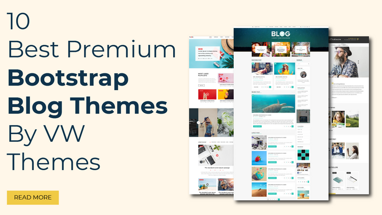 10 Best Premium Bootstrap Blog Themes by VW Themes