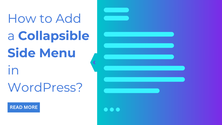 How to Add a Collapsible Side Menu in WordPress?