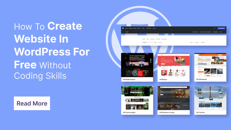 How To Create Website In WordPress For Free Without Coding Skills