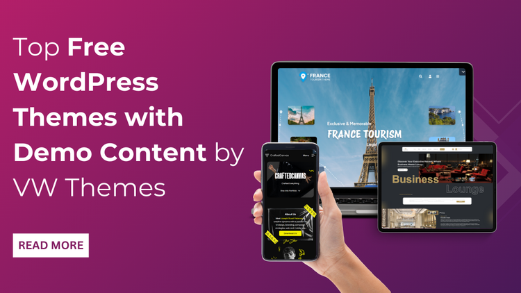 Top Free WordPress Themes with Demo Content by VW Themes