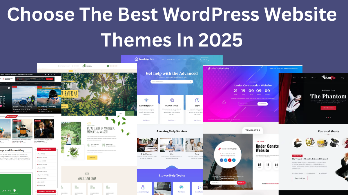 WordPress Website Themes | Choose The Best WP Theme