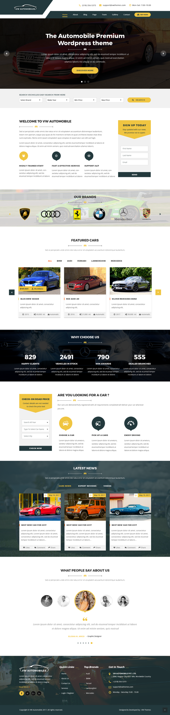 Premium Car WordPress Theme WP Themes