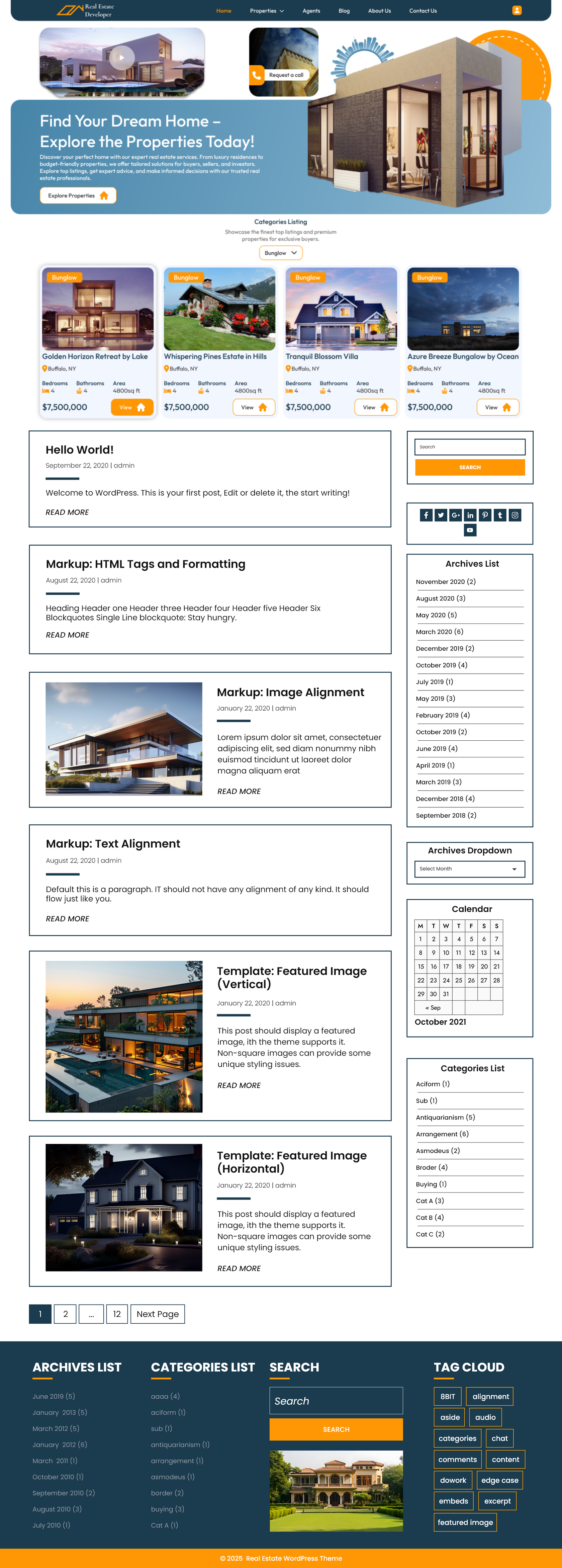 Free Property Developer WordPress Theme | Ideal For Brokers