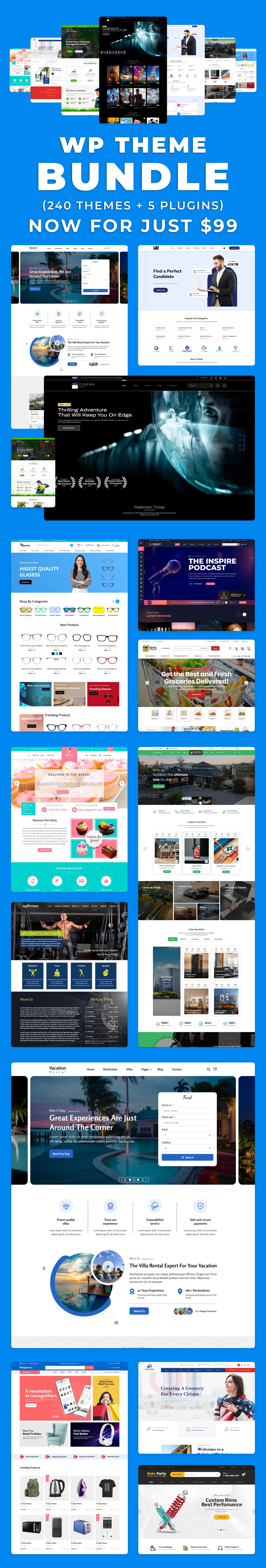 WP Theme Bundle - Best WordPress Theme Bundle at VWTHEMES