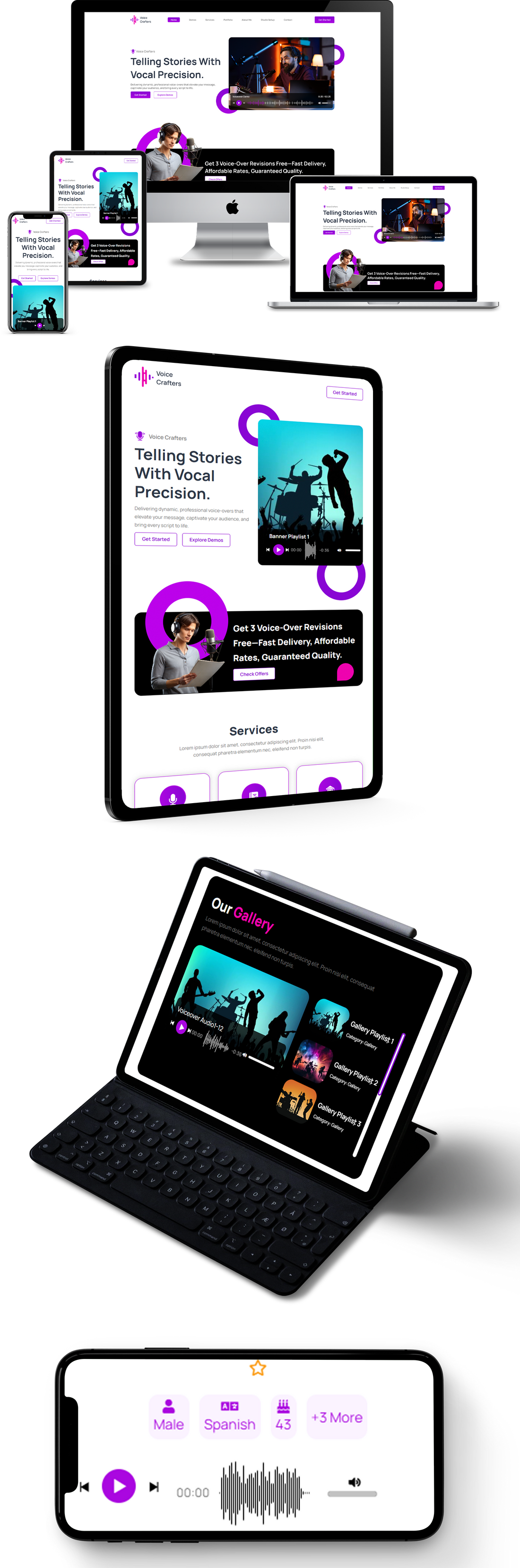 Voice Over WordPress Theme – Professional & Responsive Design