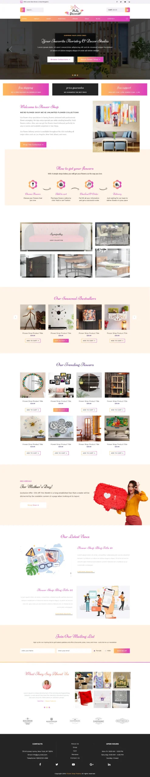 Decorist WordPress Theme For Interior Designers And Decorators.
