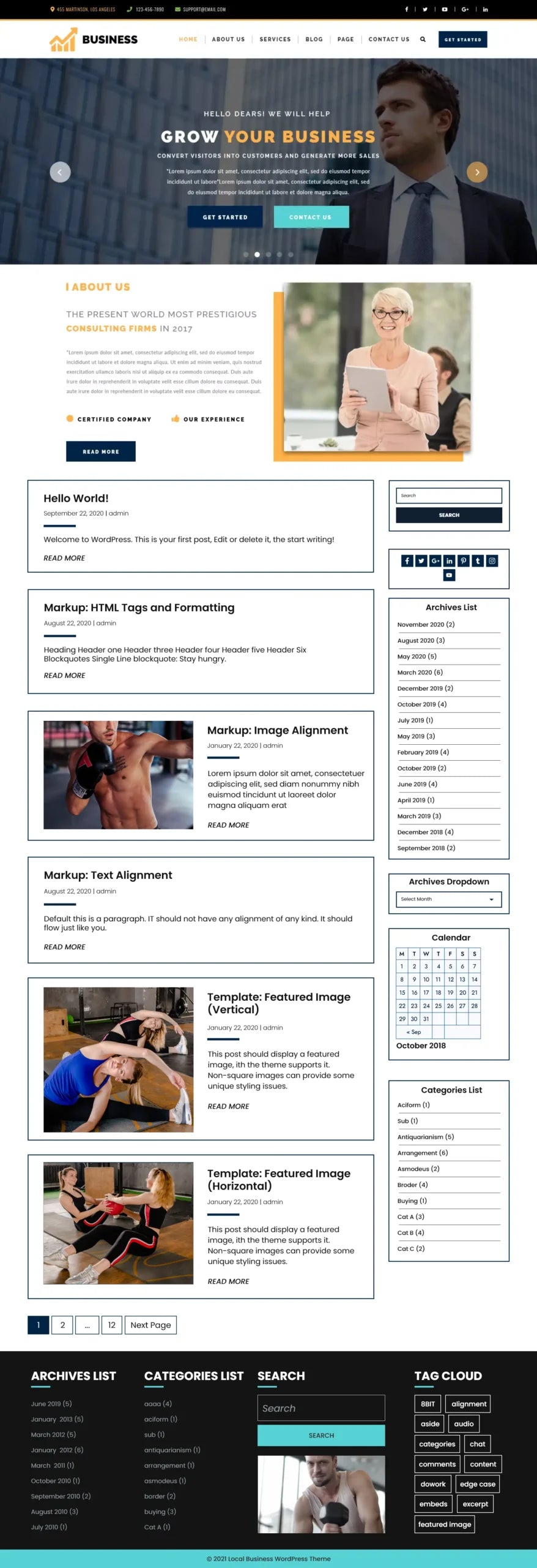 Free Local Business WordPress Theme For Niche Businesses – VW Themes